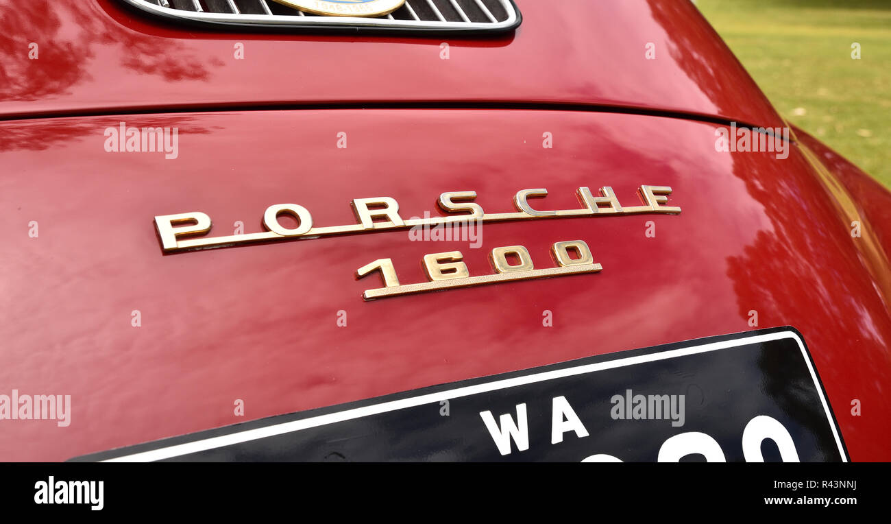 Porsche 356 name plate Stock Photo - Alamy