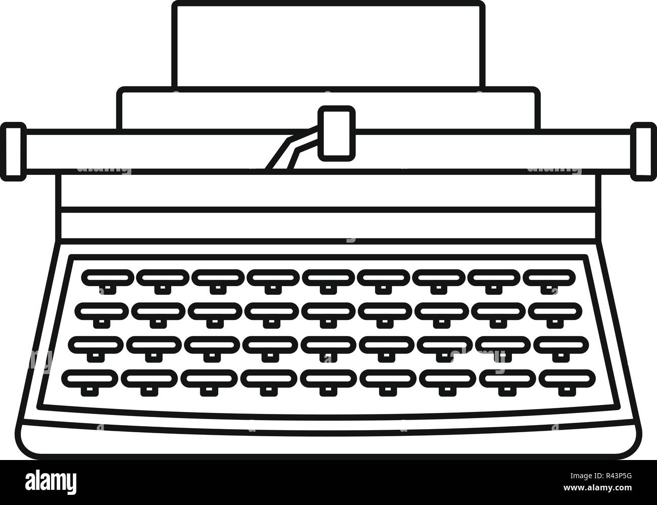 Typewriter Outline