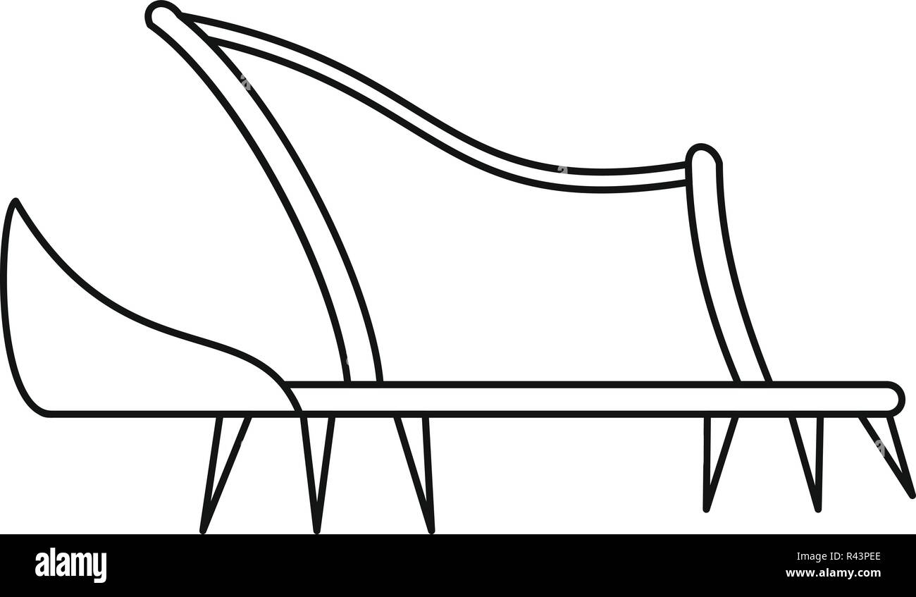 Shoe spike icon. Outline illustration of shoe spike vector icon for web ...