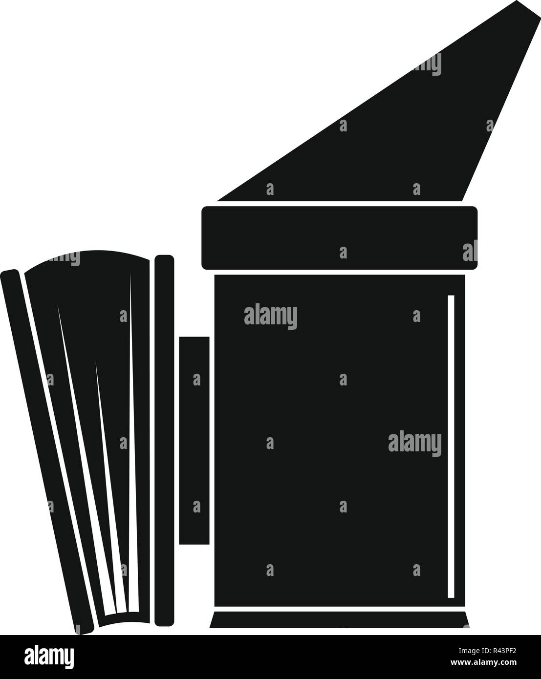 Bee smoker icon. Simple illustration of bee smoker vector icon for web ...