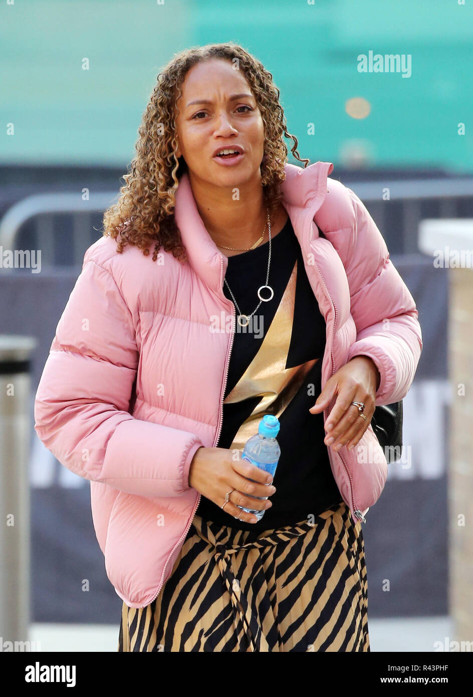 Angela griffin outside itv studios featuring hi-res stock photography ...