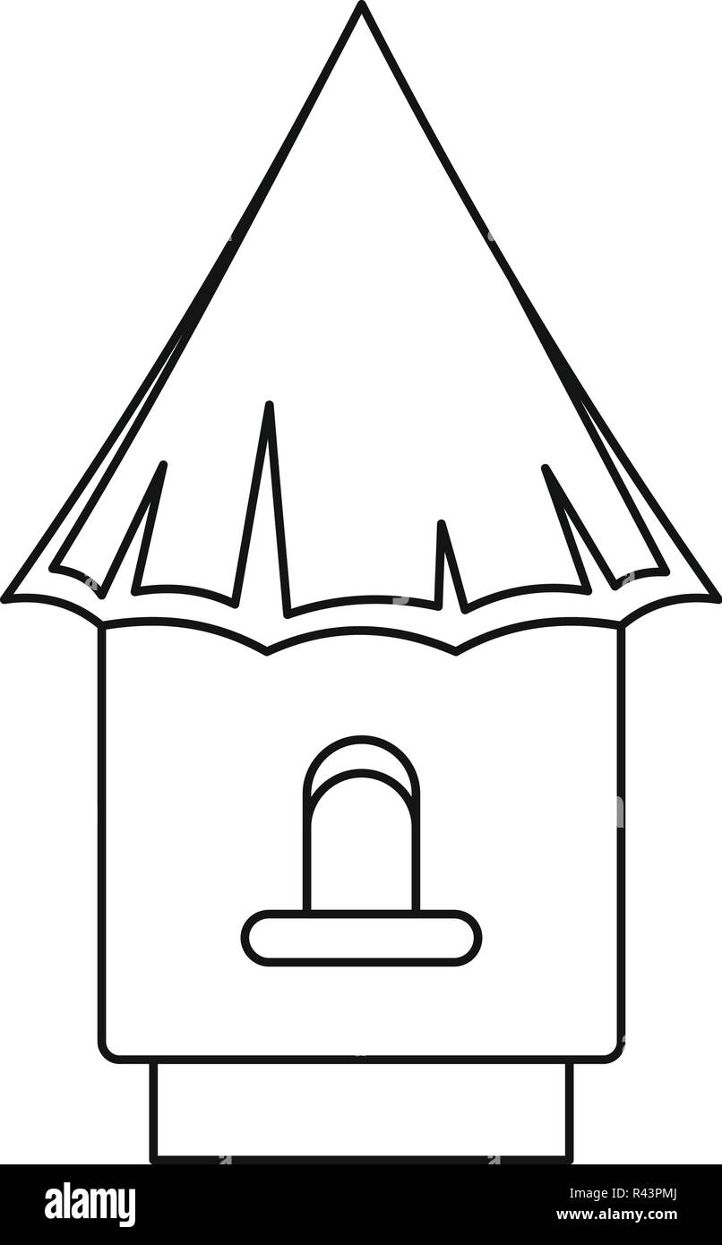 Bee hive icon. Outline illustration of bee hive vector icon for web ...