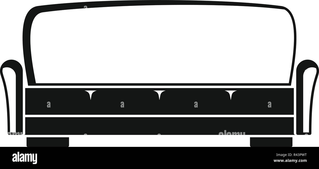 Sofa icon. Simple illustration of sofa vector icon for web design ...