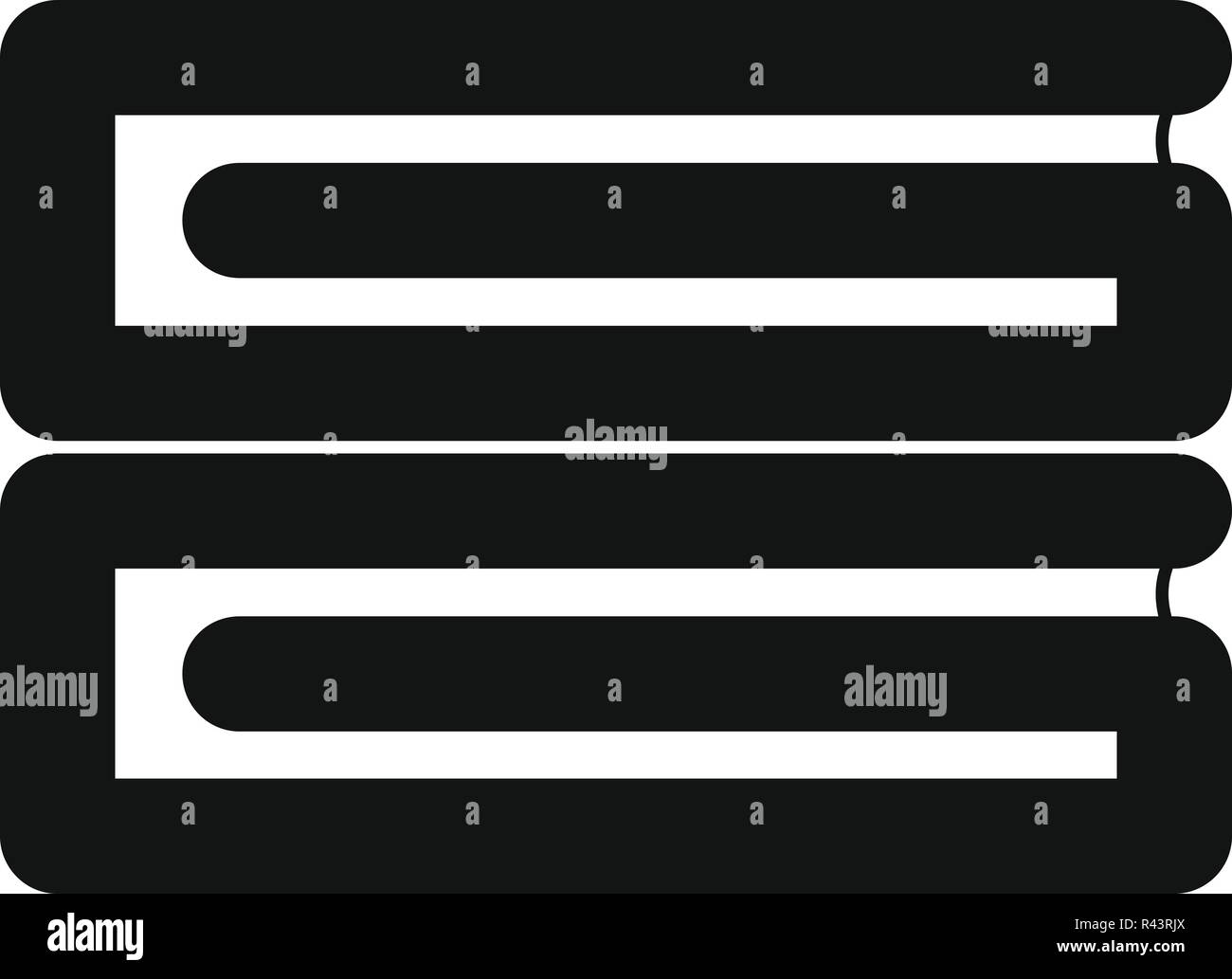 Clothes stack icon. Simple illustration of clothes stack vector icon ...