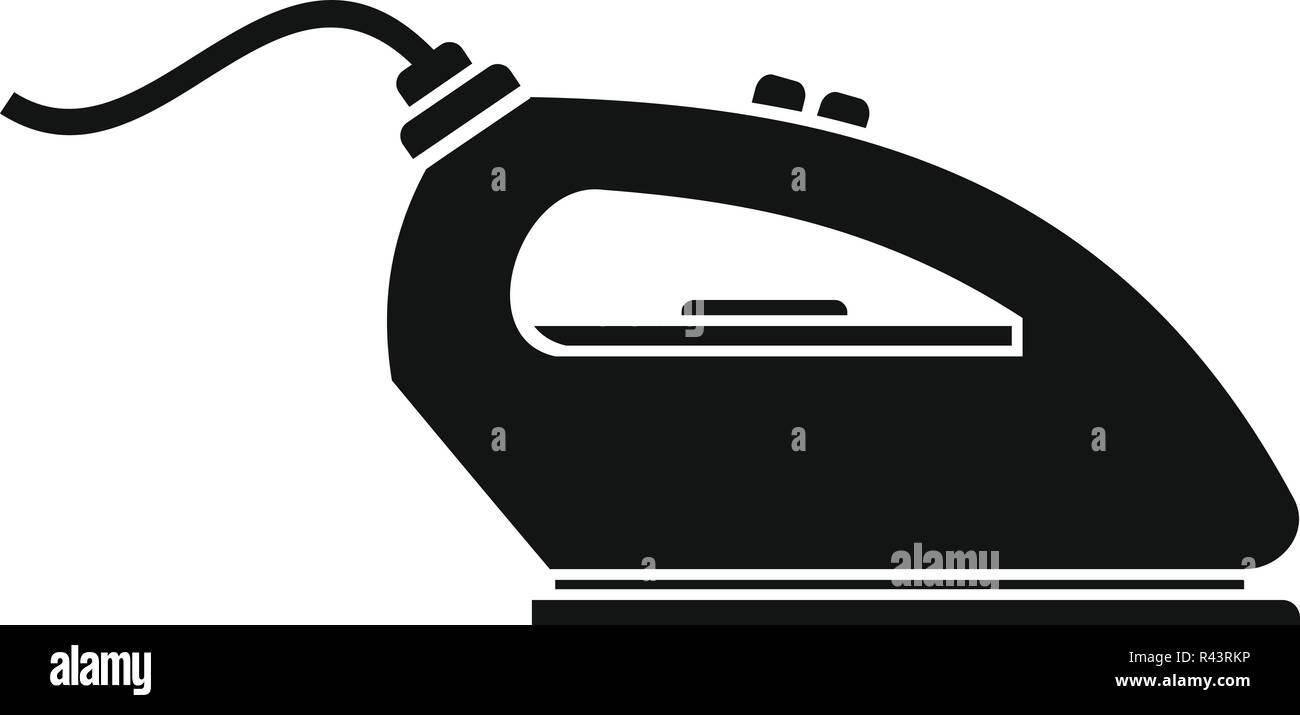 Iron icon. Simple illustration of iron vector icon for web design ...