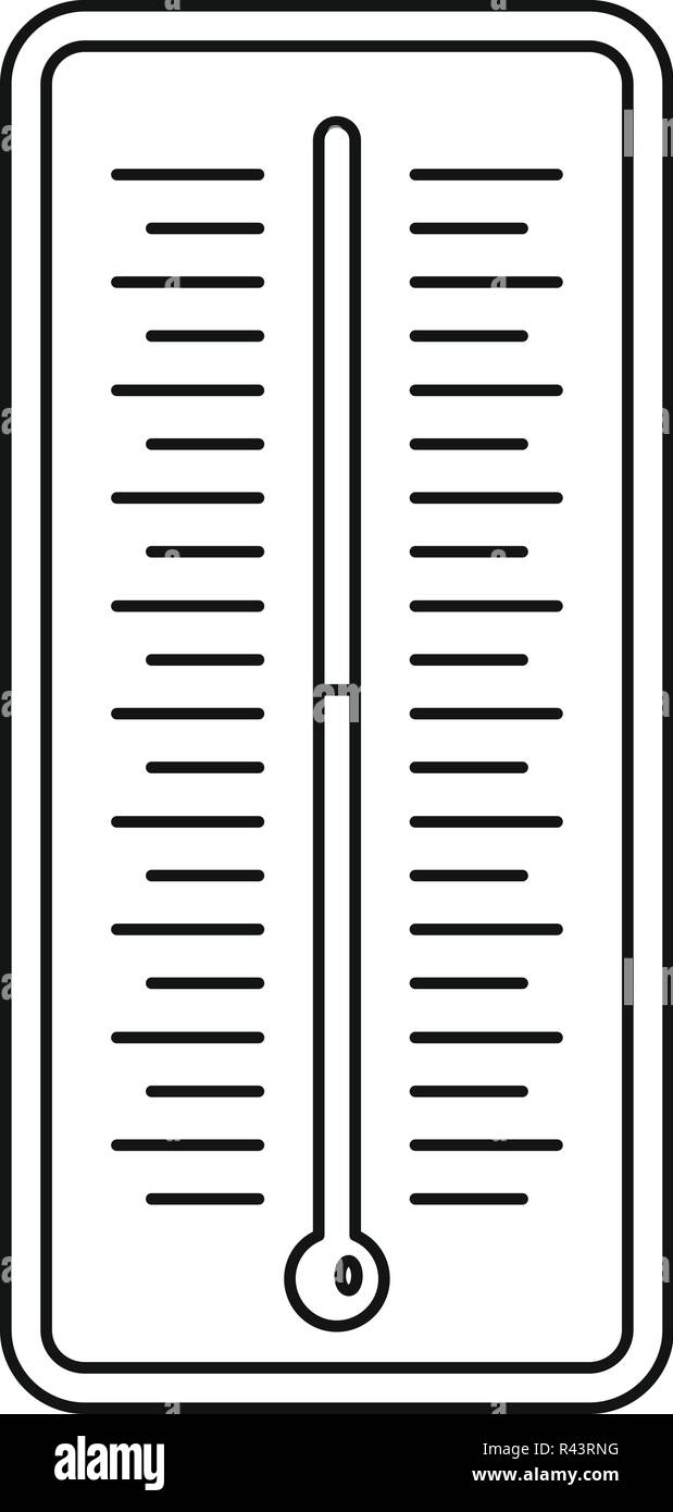 Outdoor Thermometer Coloring Page