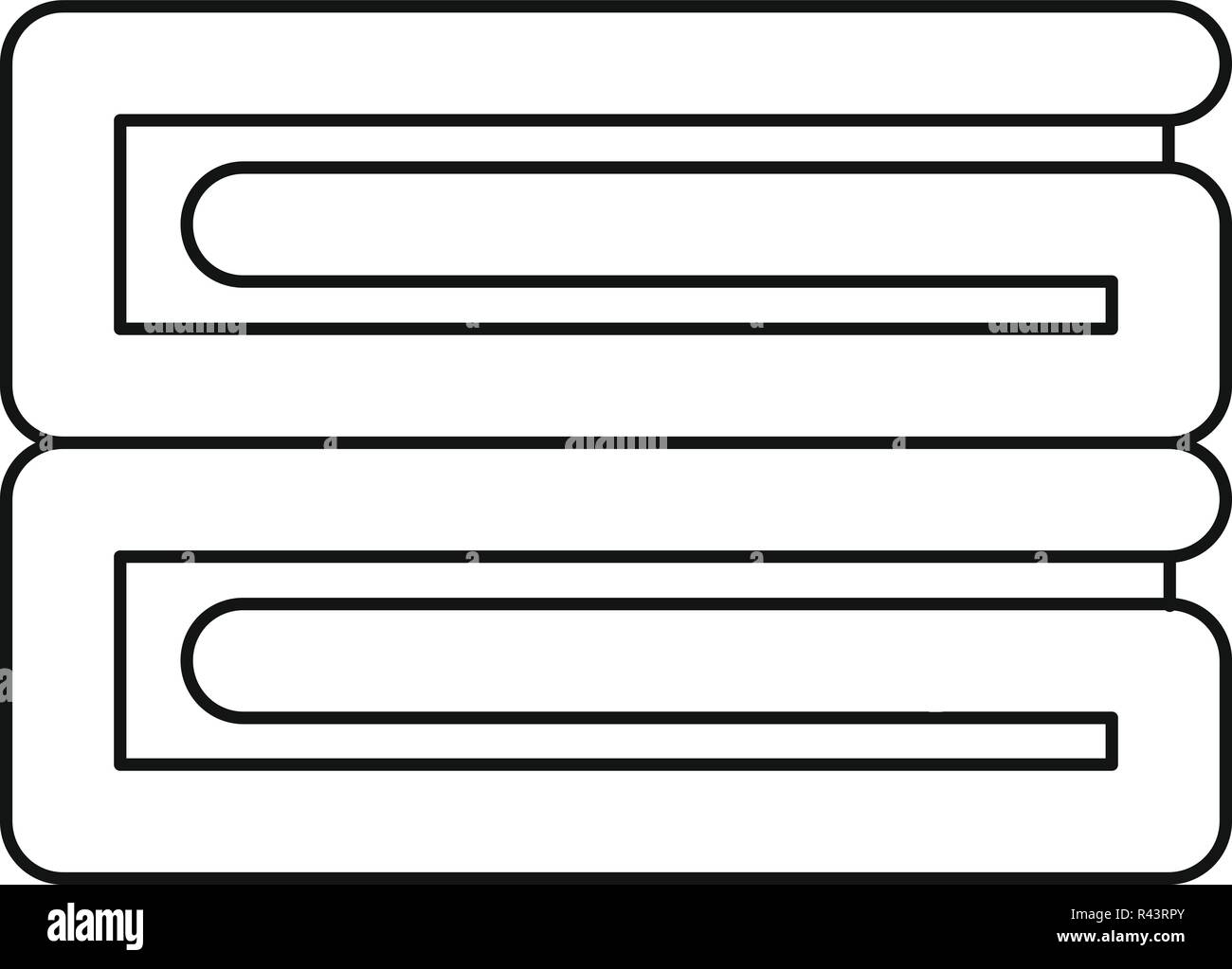 Clothes Stack Icon Outline Illustration Of Clothes Stack Vector Icon For Web Design Isolated On