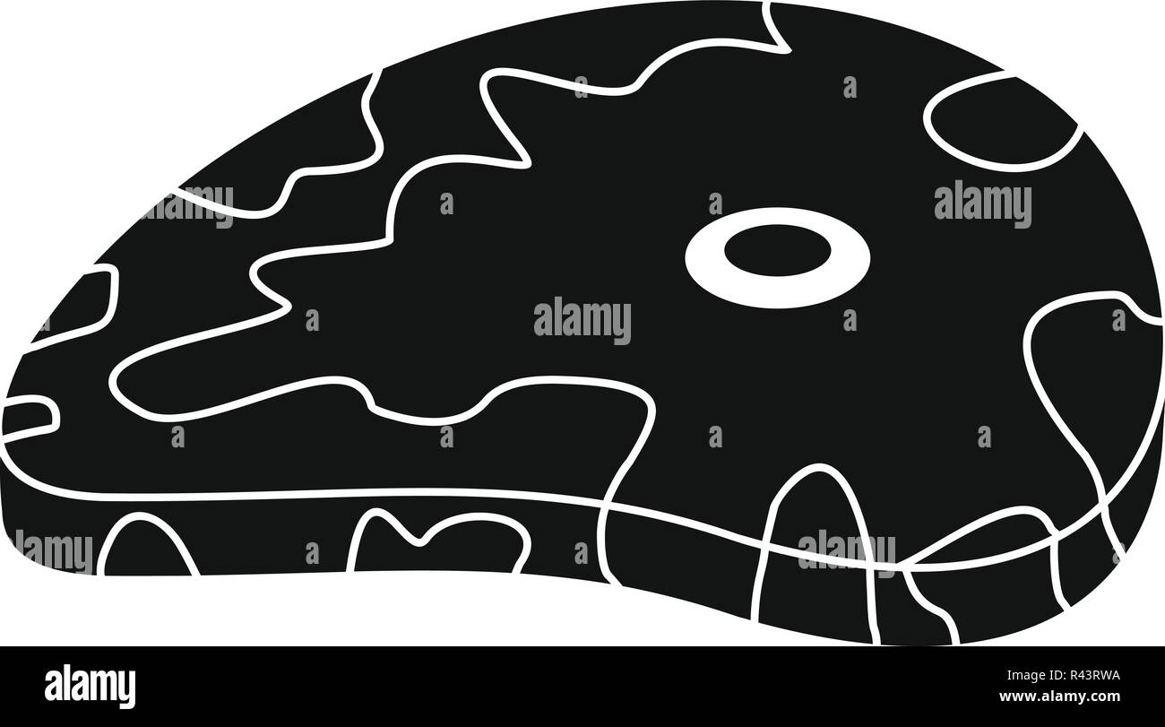 Pork steak icon. Simple illustration of pork steak vector icon for web ...
