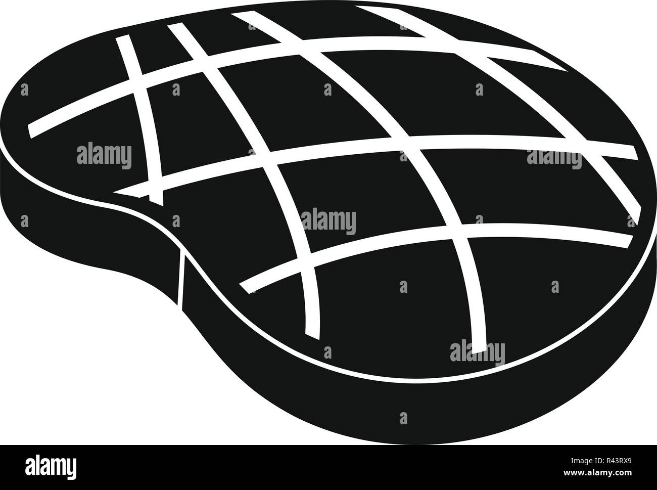 Cook steak icon. Simple illustration of cook steak vector icon for web ...