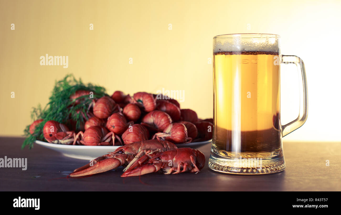 Beer and snack Stock Photo - Alamy