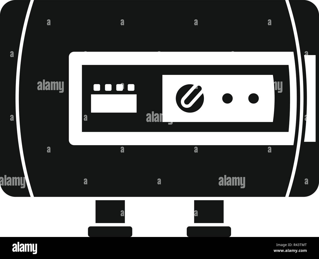 Modern boiler icon. Simple illustration of modern boiler vector icon ...