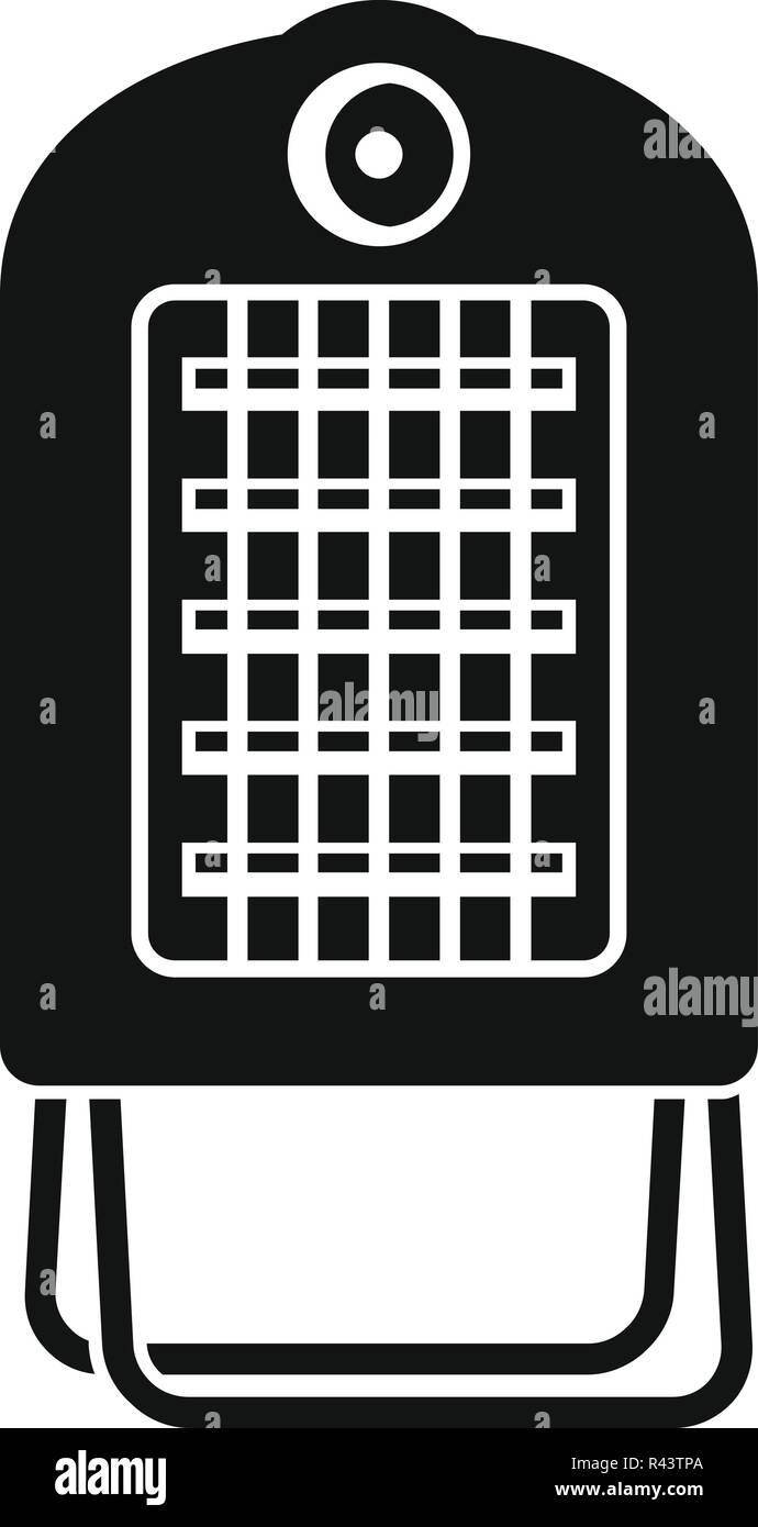Hot small convector icon. Simple illustration of hot small convector ...