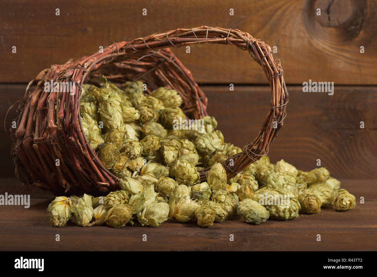 Basket of hops hi-res stock photography and images - Alamy