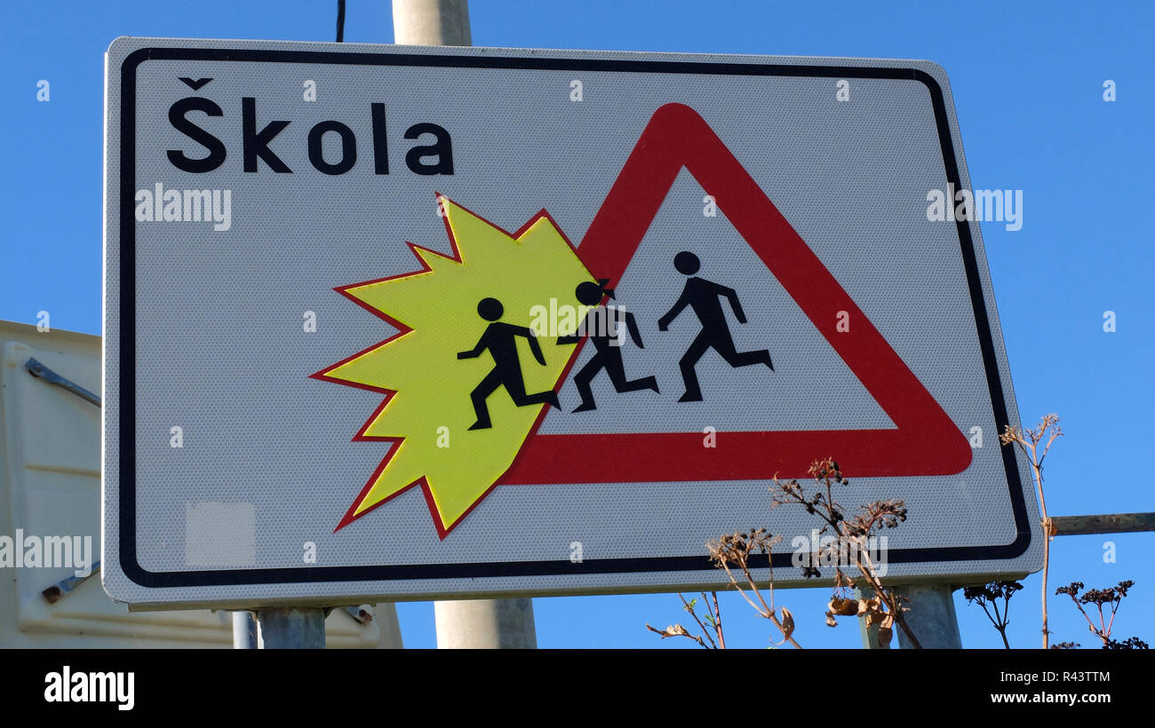 Caution school hi-res stock photography and images - Alamy
