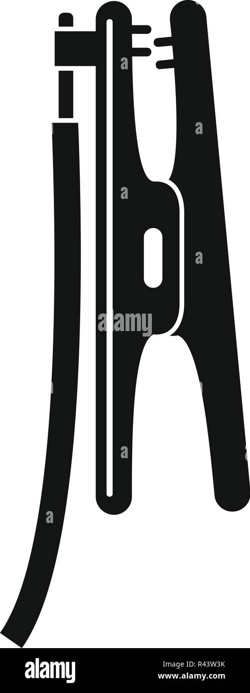 Welding clamp icon. Simple illustration of welding clamp vector icon ...