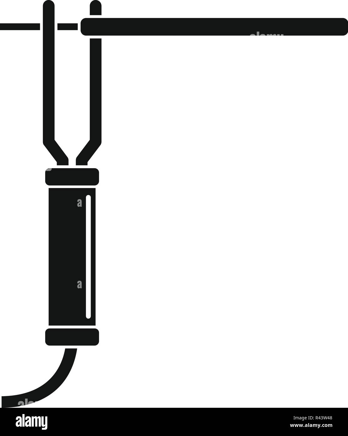 Welding electrode icon. Simple illustration of welding electrode vector ...