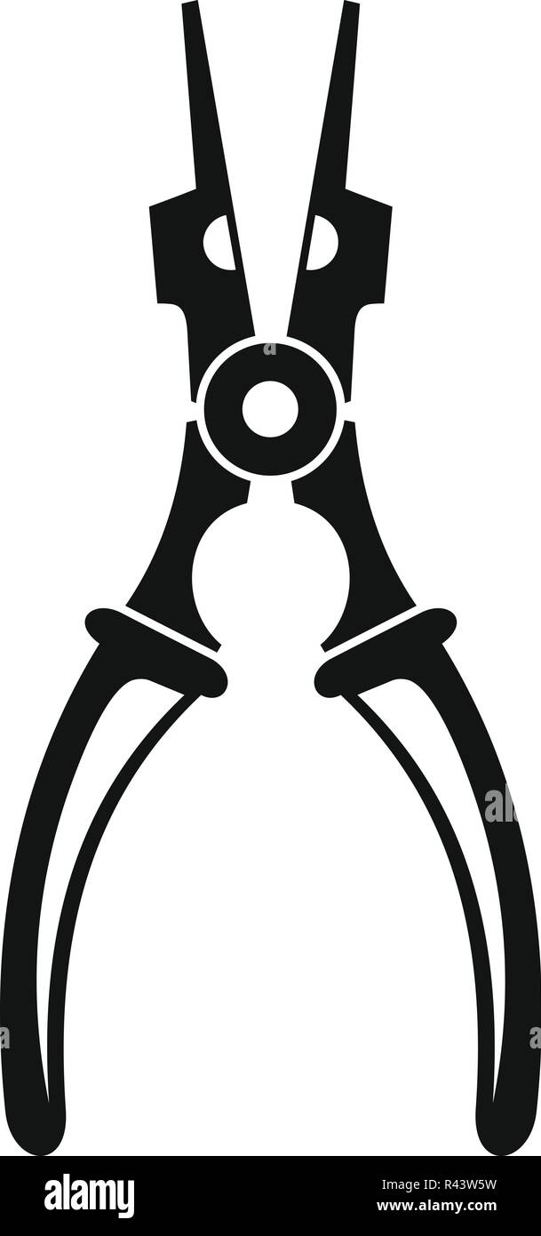 Cable cut tool icon. Simple illustration of cable cut tool vector icon ...