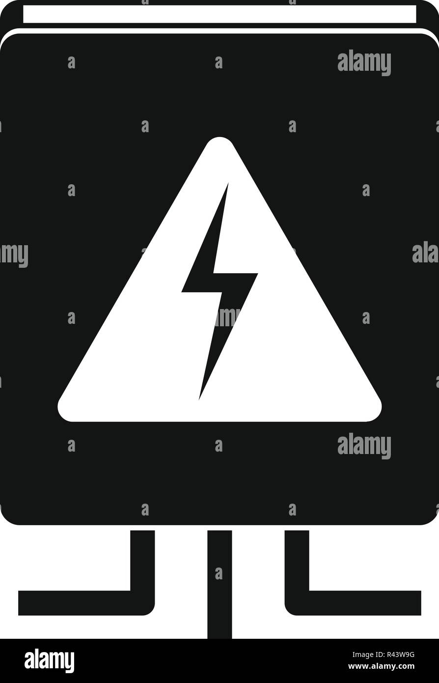 Electrical box icon. Simple illustration of electrical box vector icon ...