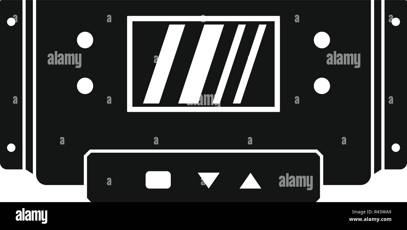 Digital panel icon. Simple illustration of digital panel vector icon ...