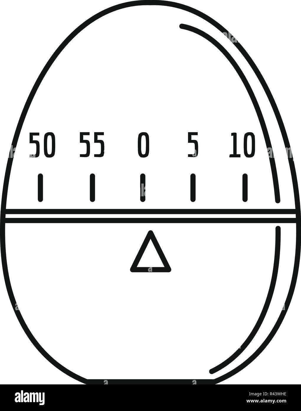 Modern stopwatch icon. Outline illustration of modern stopwatch vector ...