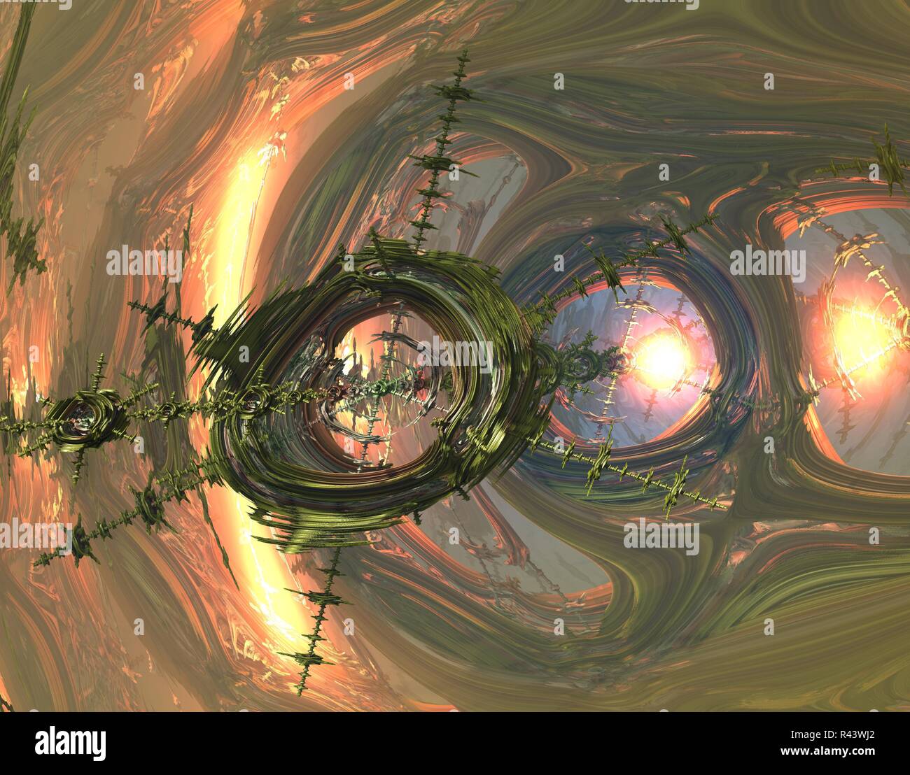 fractals computer graphics Stock Photo - Alamy