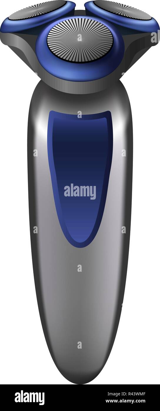 Electric razor mockup. Realistic illustration of electric razor vector ...