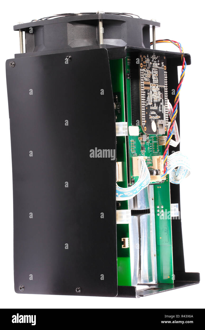 electronic device isolated on white background Stock Photo - Alamy