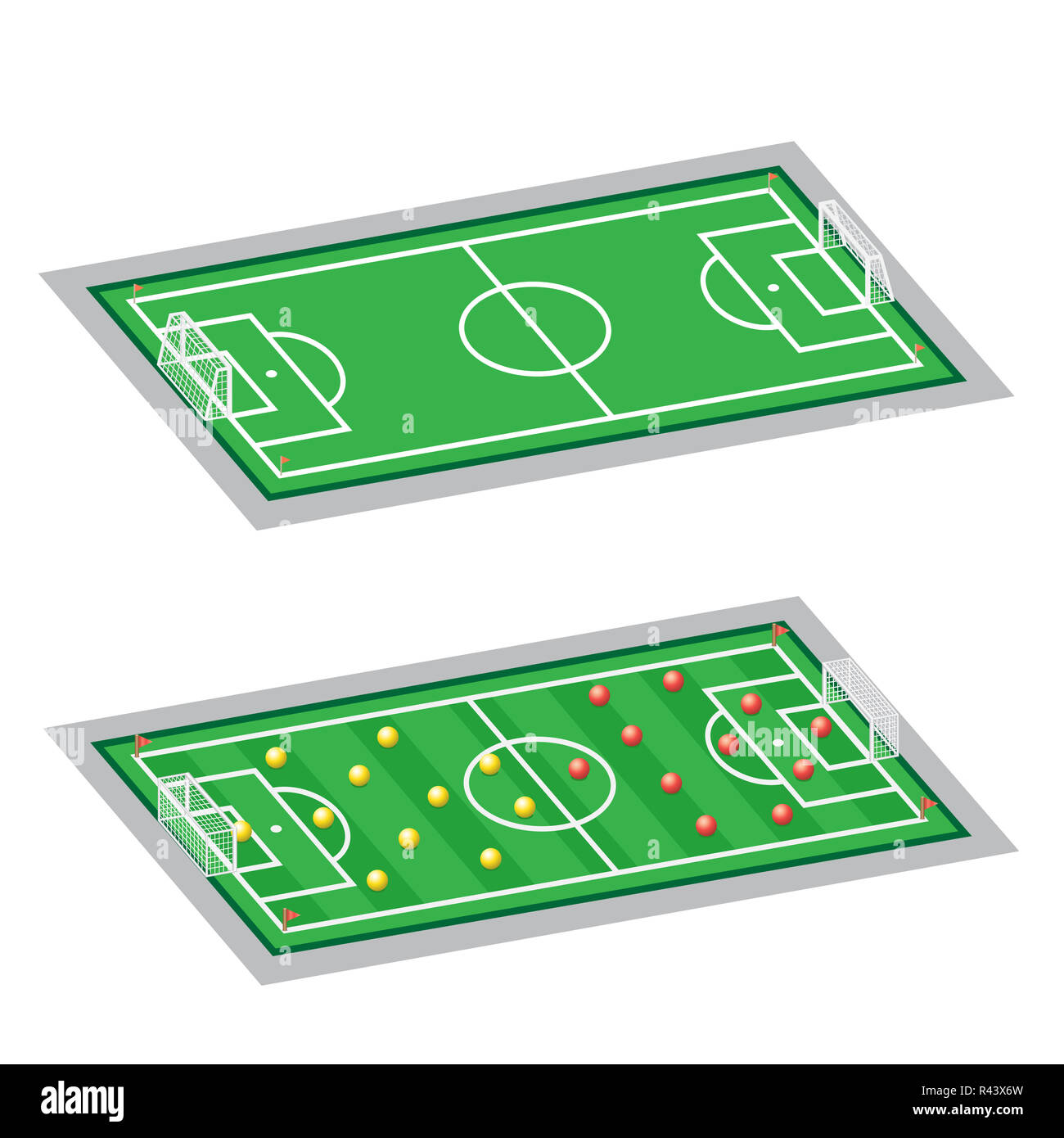 Ball fields Cut Out Stock Images & Pictures - Alamy