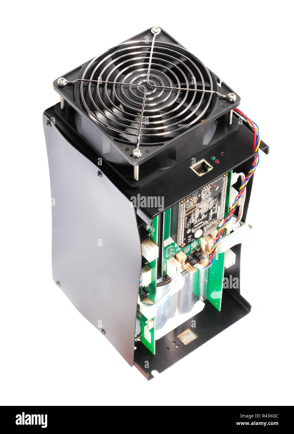 electronic device isolated on white background Stock Photo - Alamy