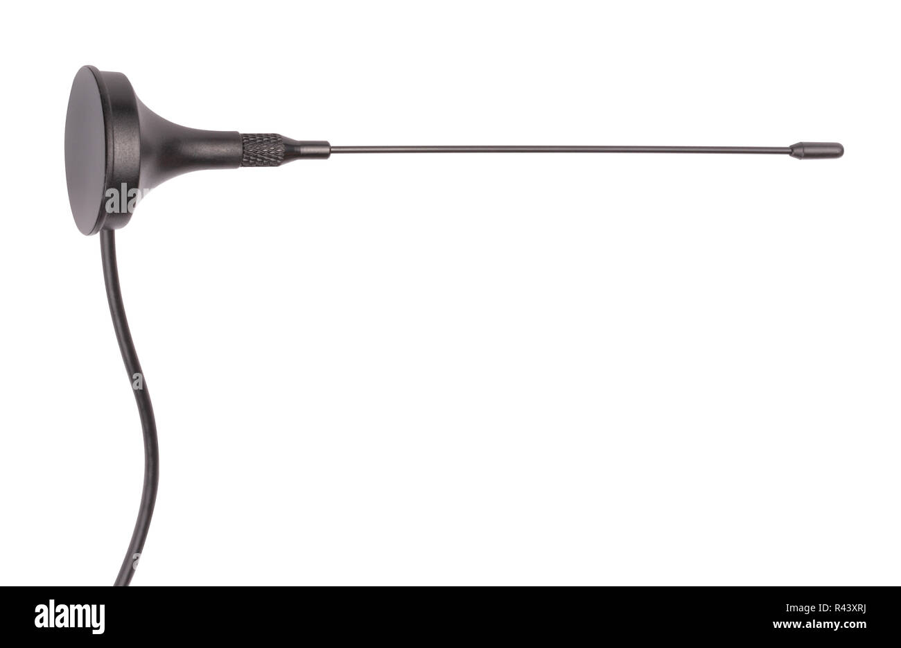 Black Antenna Isolated Stock Photo - Alamy