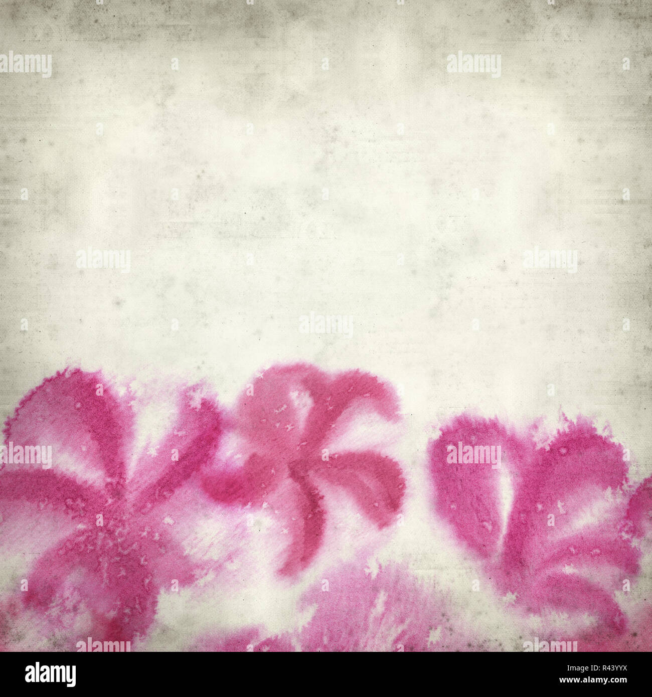 Old Paper Flower Background Without Watermark