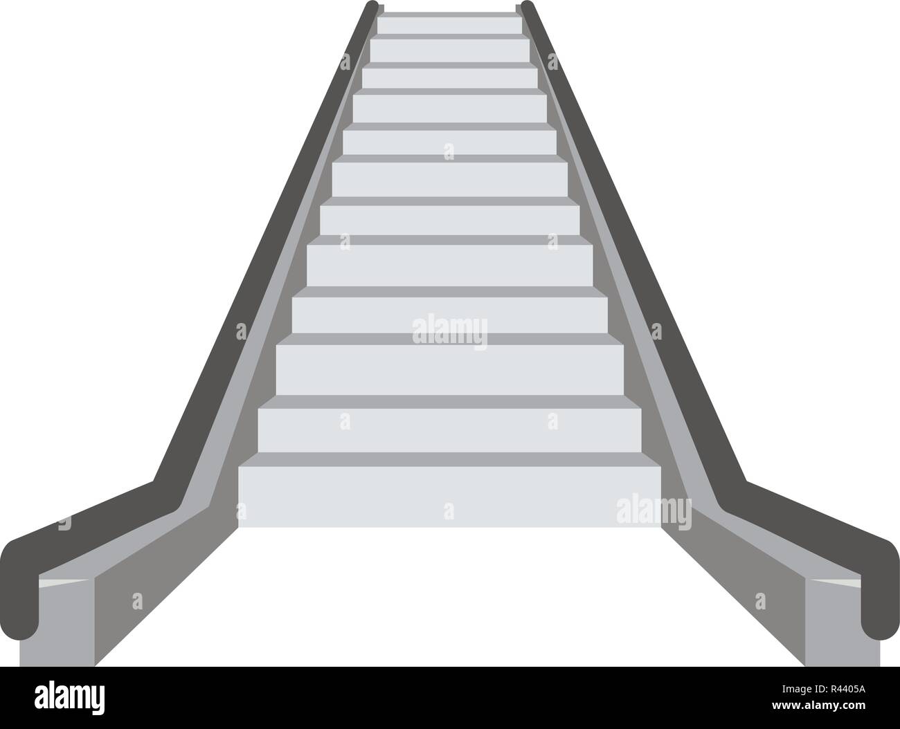 Escalator icon. Flat illustration of escalator vector icon for web ...