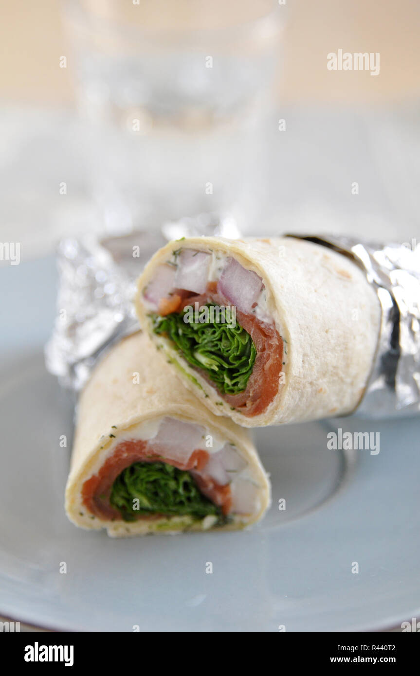 Pastrami wrap sandwich hi-res stock photography and images - Alamy