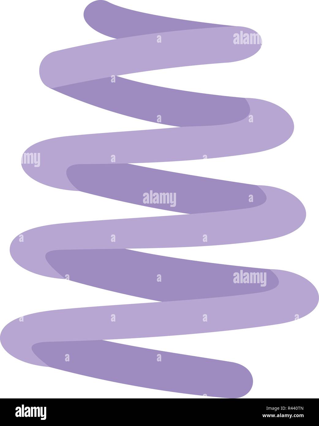 Spiral coil icon. Flat illustration of spiral coil vector icon for web ...