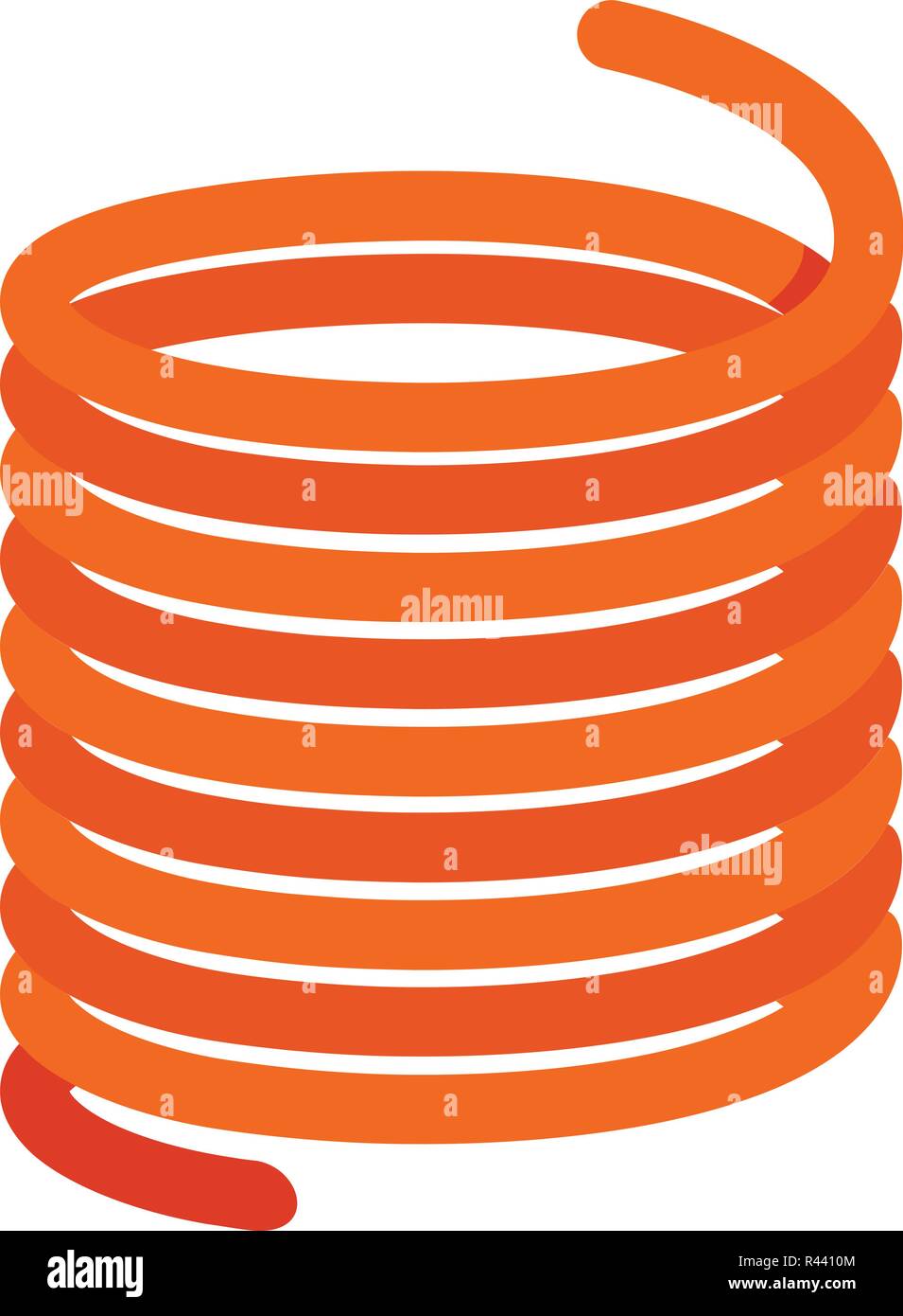 Flexible cable icon. Flat illustration of flexible cable vector icon ...