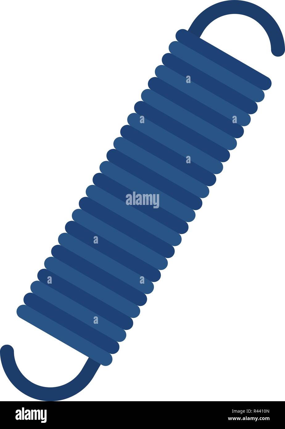 Metal coil icon. Flat illustration of metal coil vector icon for web ...