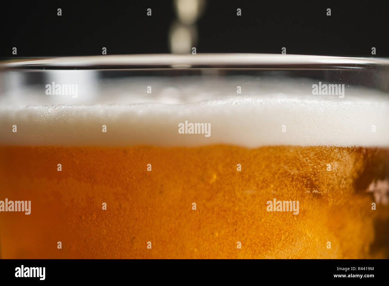 Pouring fresh beer glass hi-res stock photography and images - Alamy