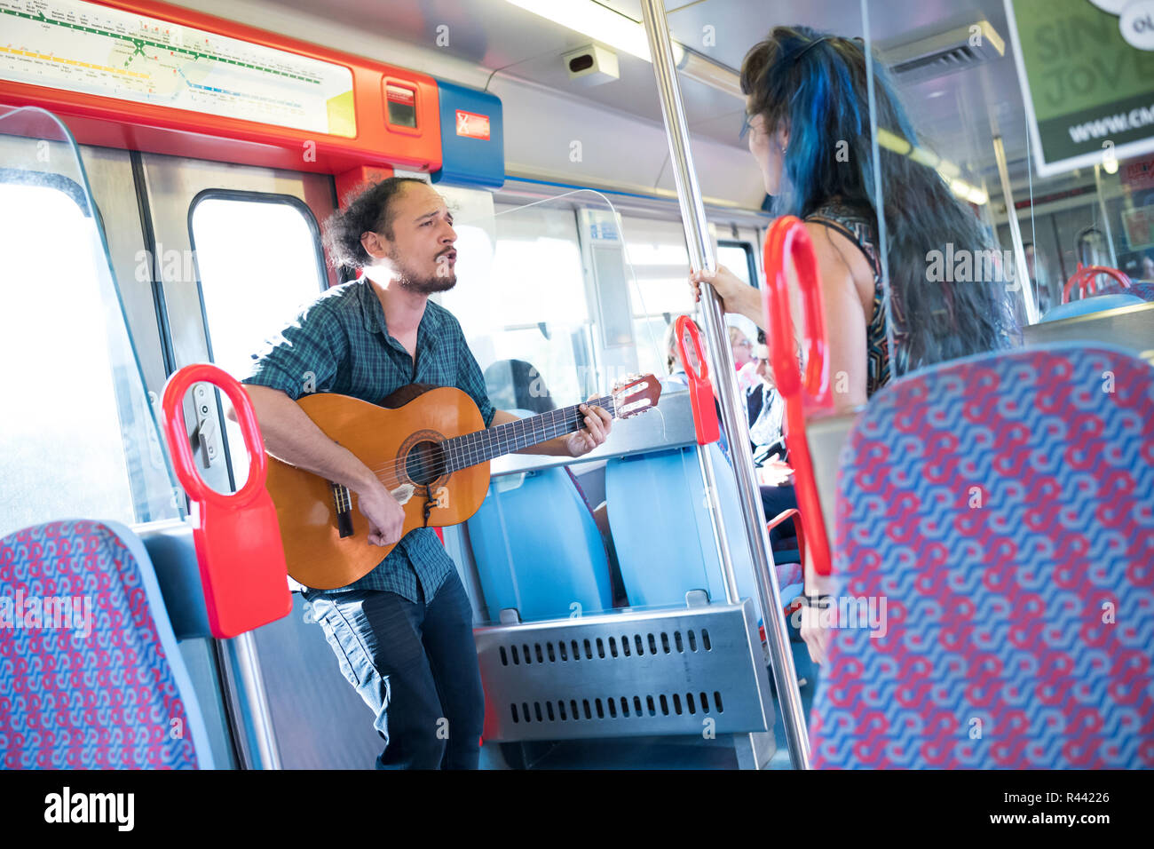 Singing on a train hi-res stock photography and images - Alamy