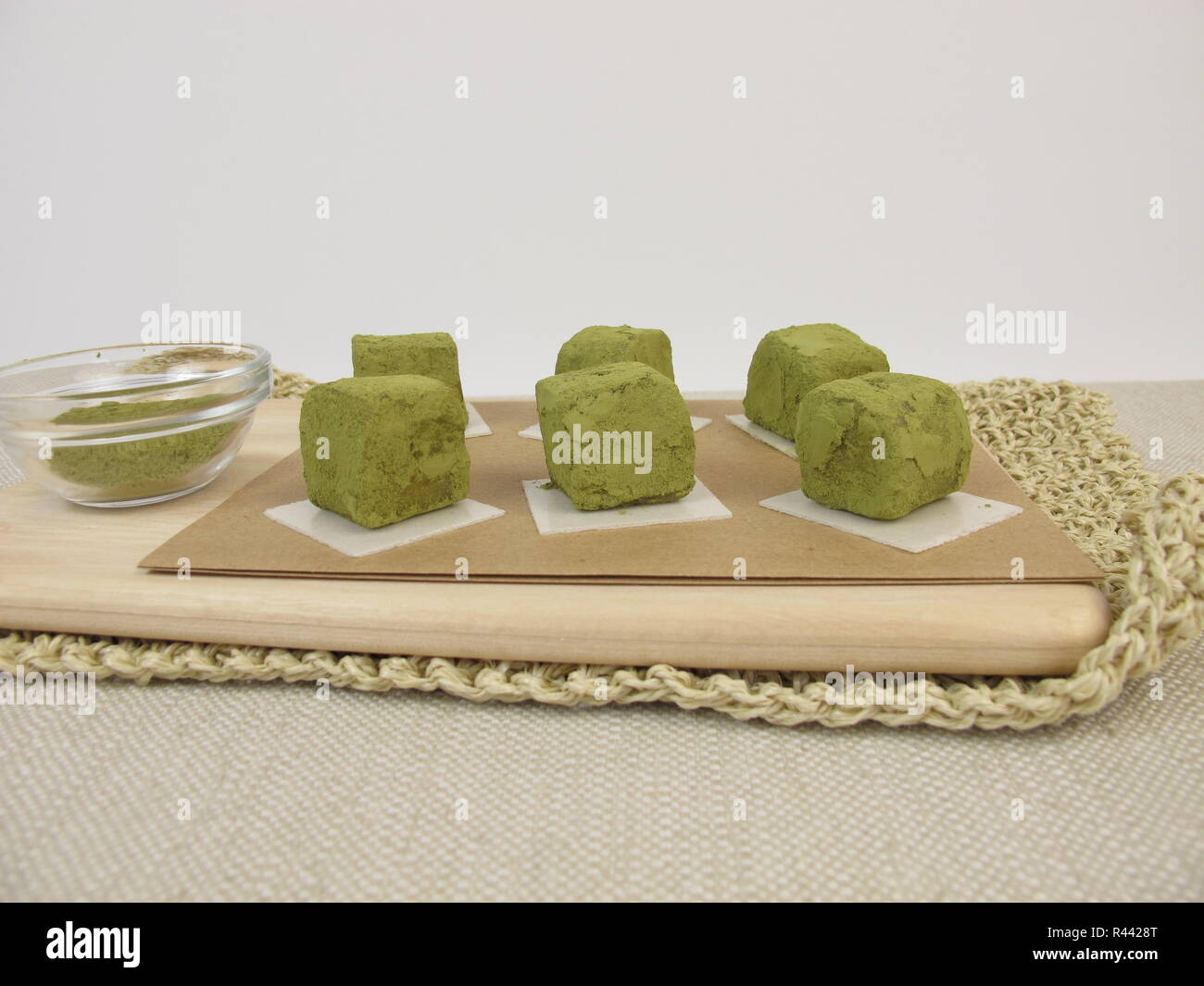 Matcha chocolates hi-res stock photography and images - Alamy