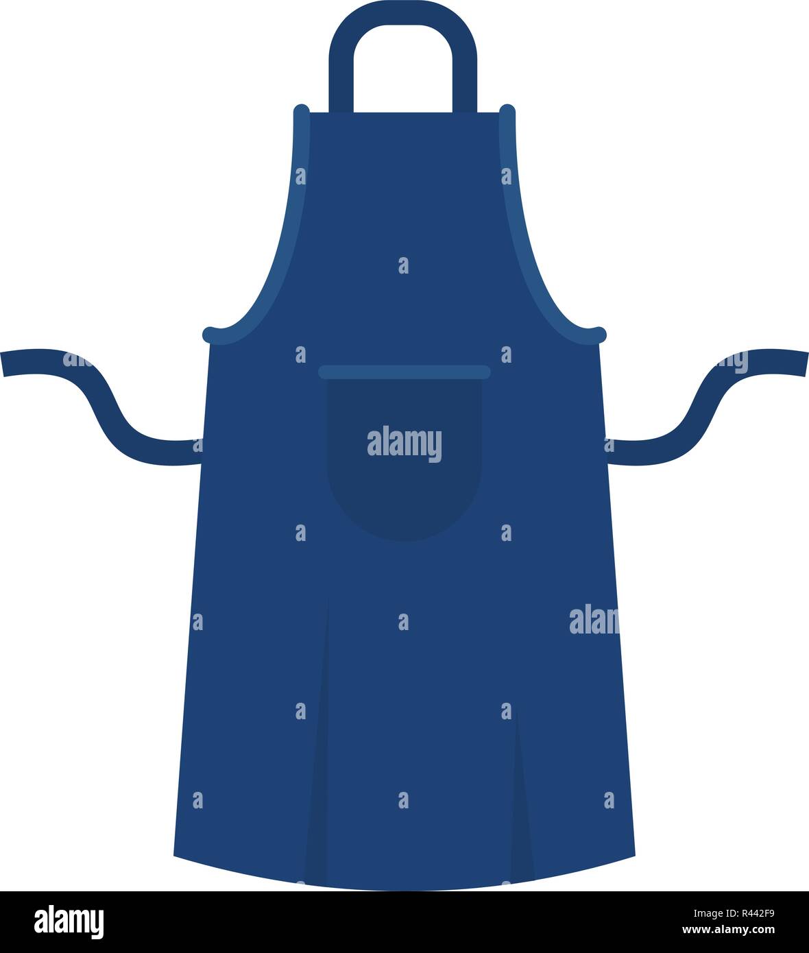 Worker apron icon. Flat illustration of worker apron vector icon for ...