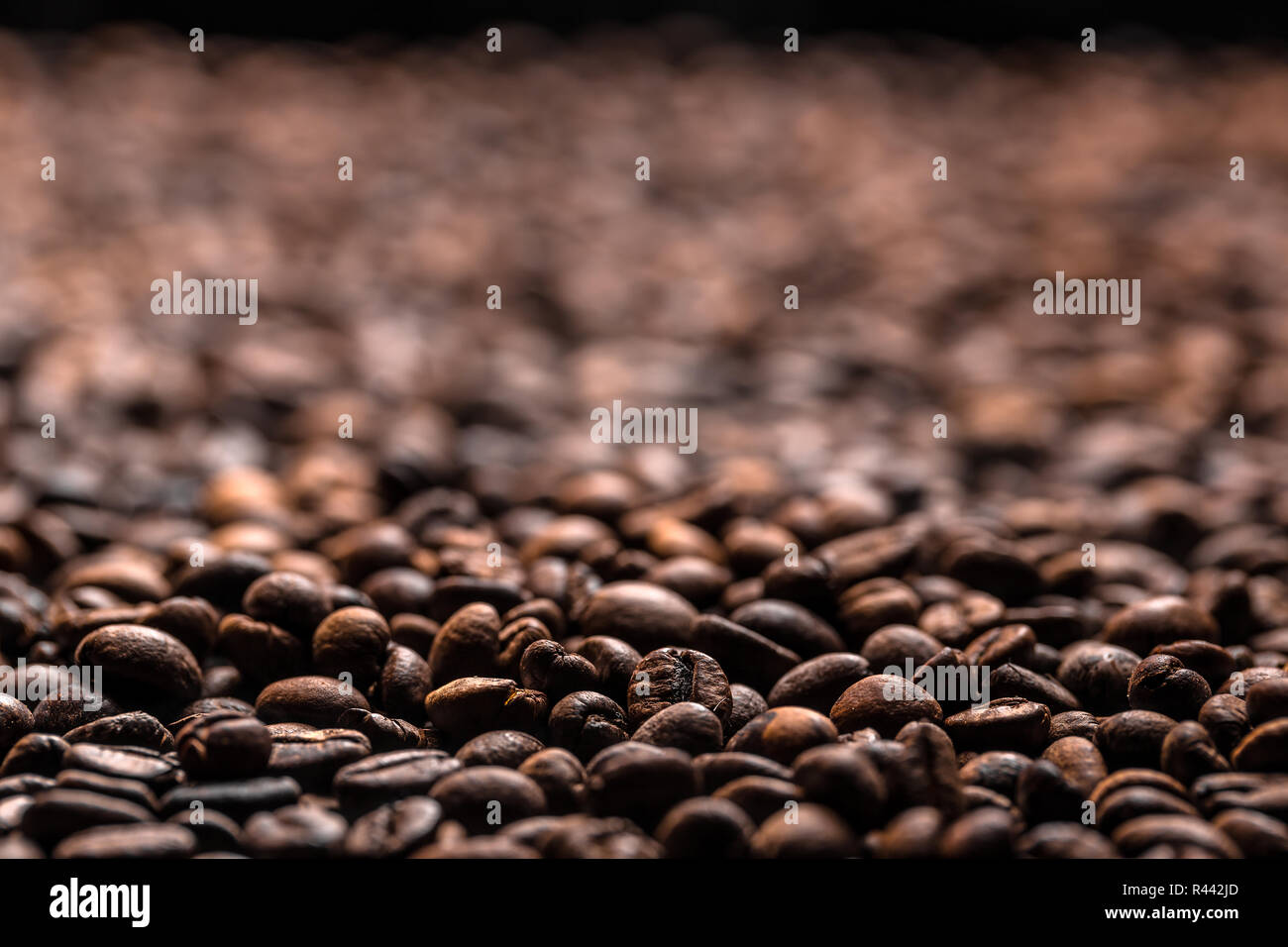 Brown coffee beans Stock Photo - Alamy