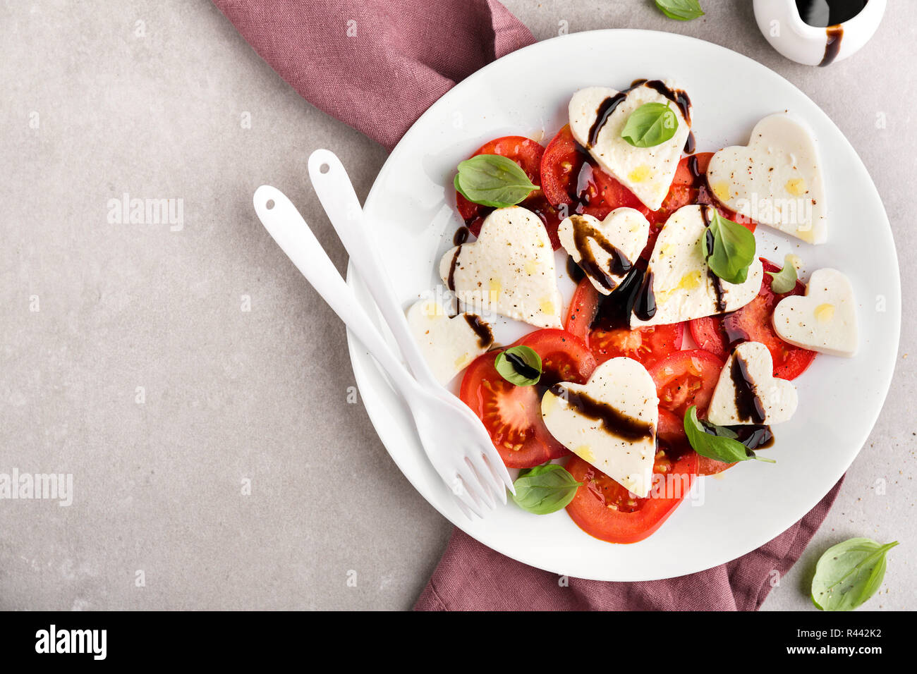 Classic caprese salad hi-res stock photography and images - Alamy