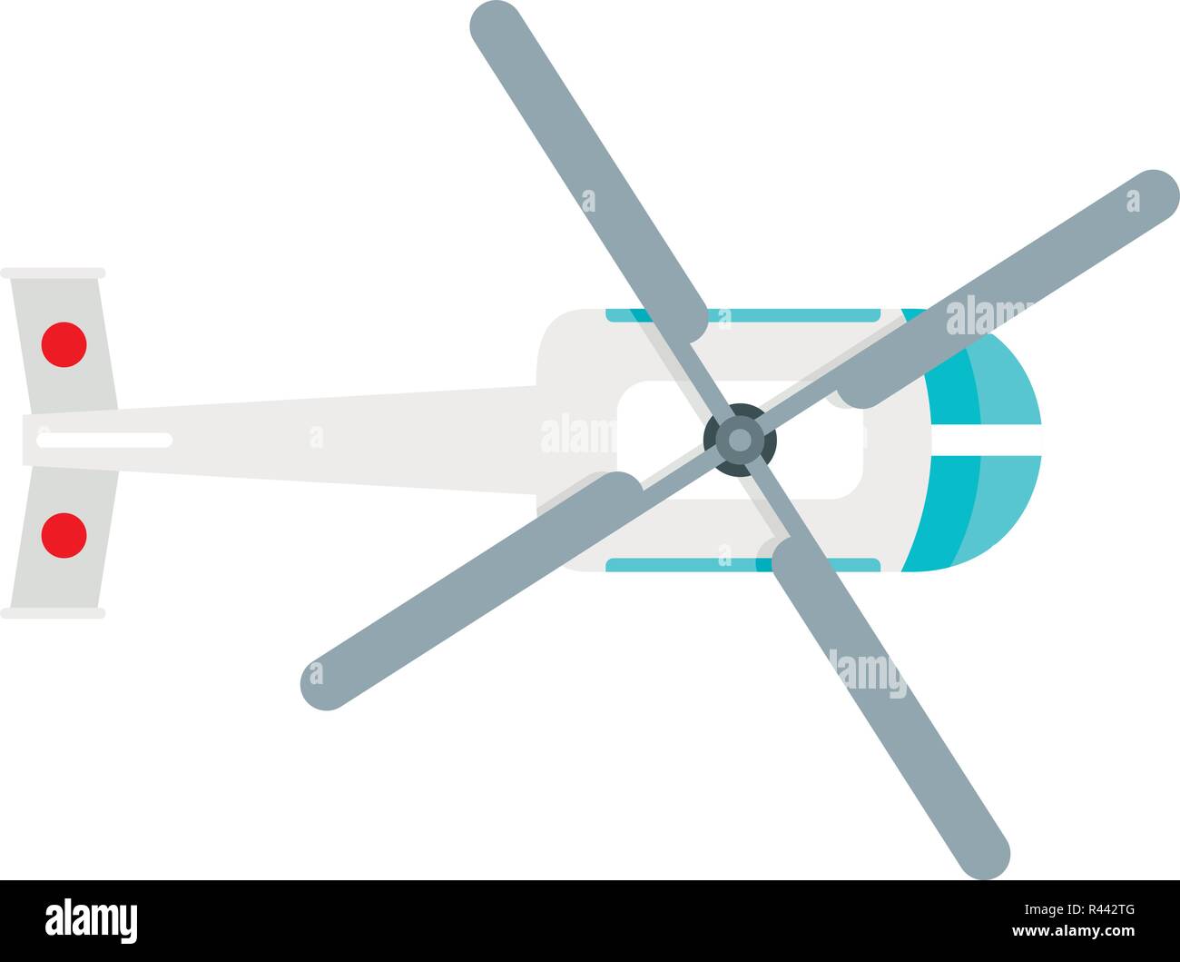 Helicopter icon top view hi-res stock photography and images - Alamy