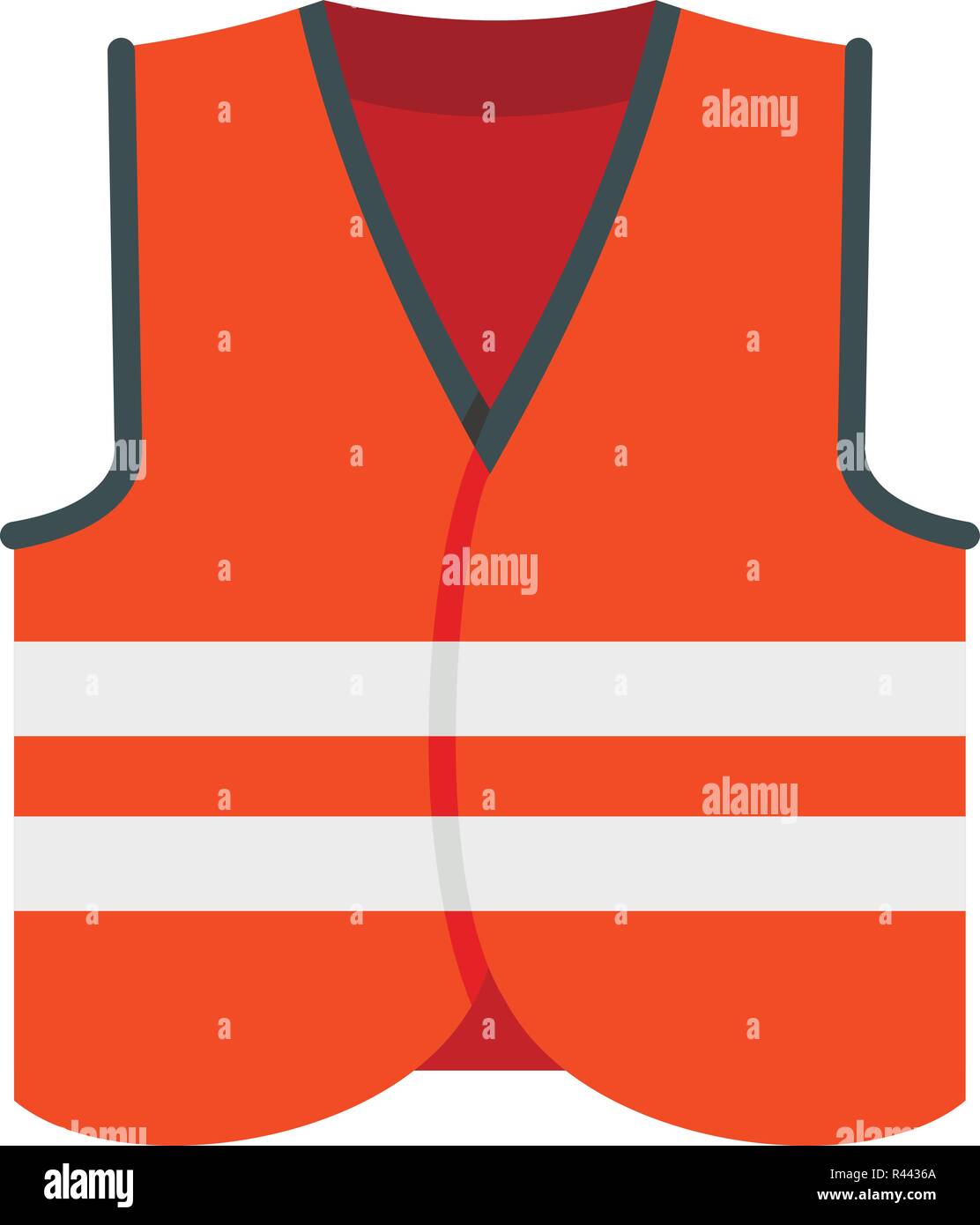 Road vest icon. Flat illustration of road vest vector icon for web ...