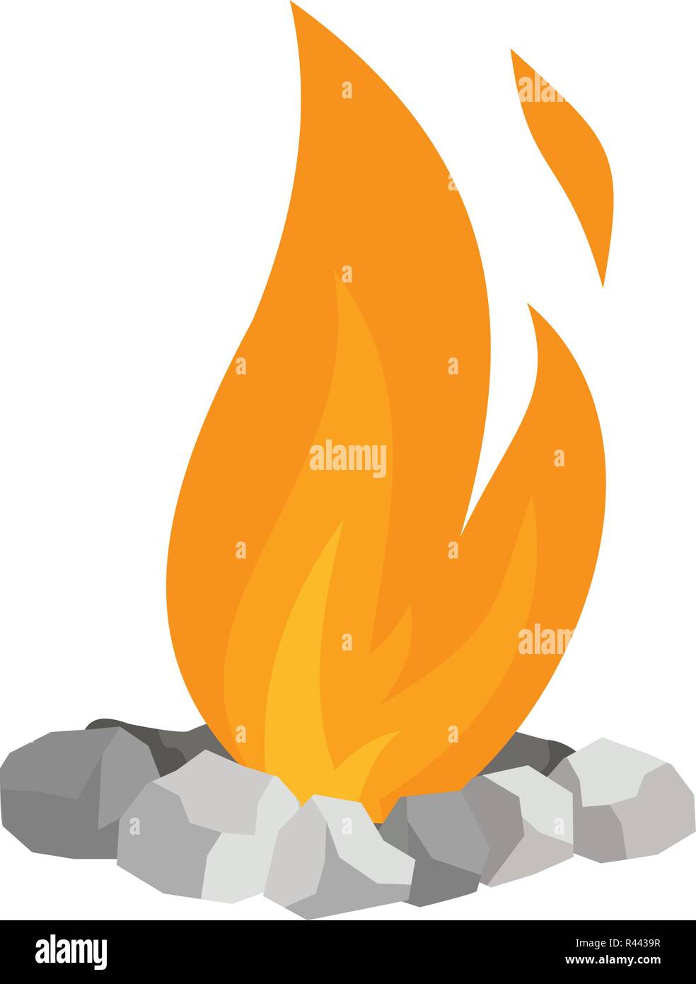 Burned landscape Stock Vector Images - Alamy