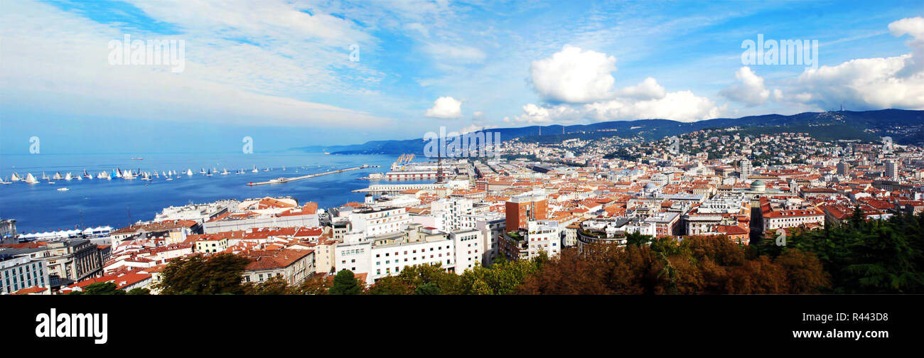 Trieste sea panorama hi-res stock photography and images - Alamy