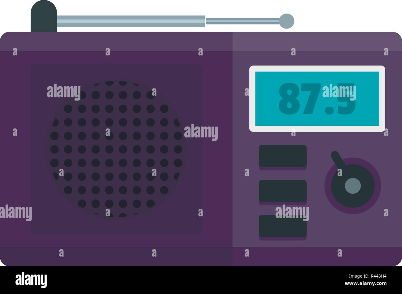 Modern radio icon. Flat illustration of modern radio vector icon for ... Modern radio icon. Flat illustration of modern radio vector icon for ...