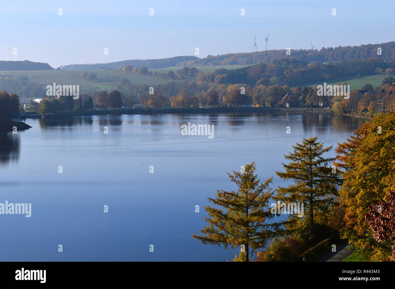 overflow basin at mÃ¶hnesee Stock Photo - Alamy