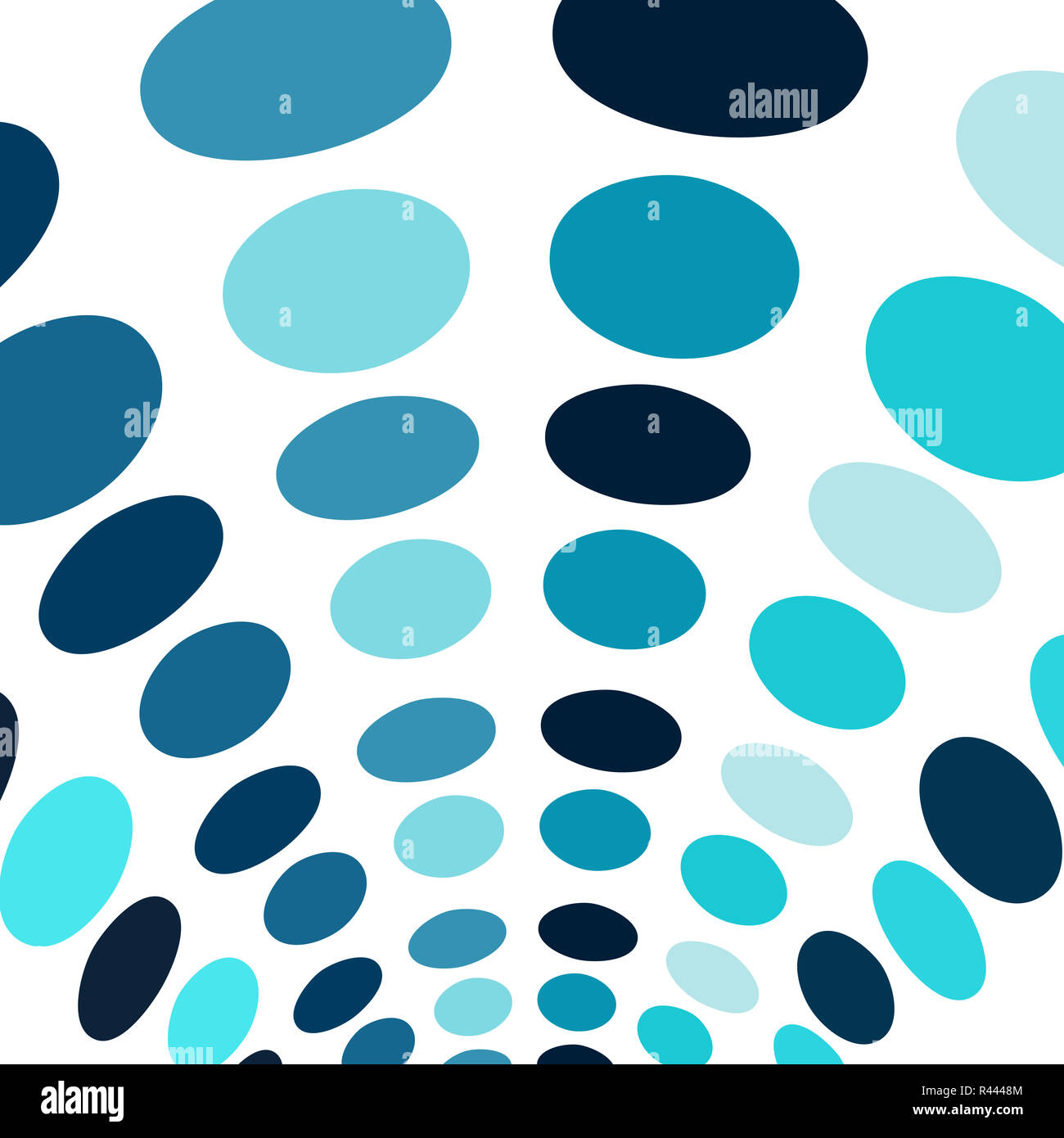 Blue circles arch abstract background Stock Photo - Alamy