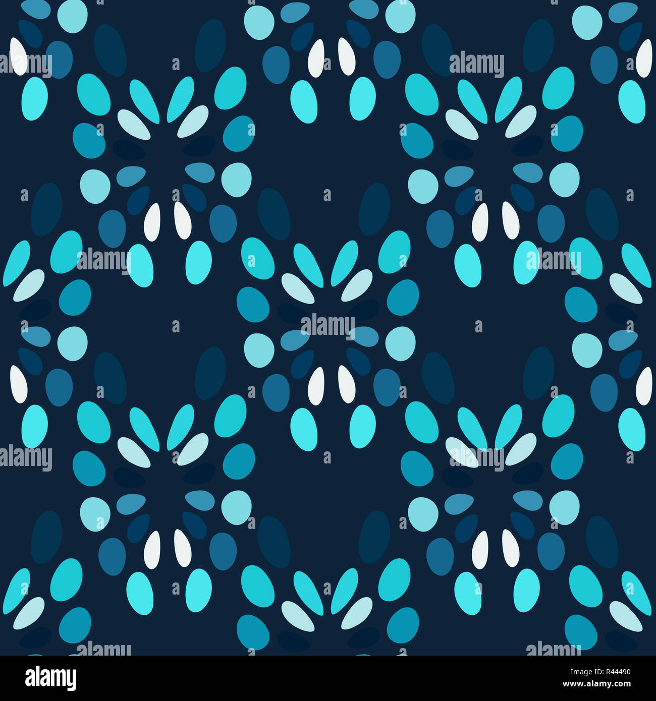 Blue circles abstract seamless pattern Stock Photo - Alamy